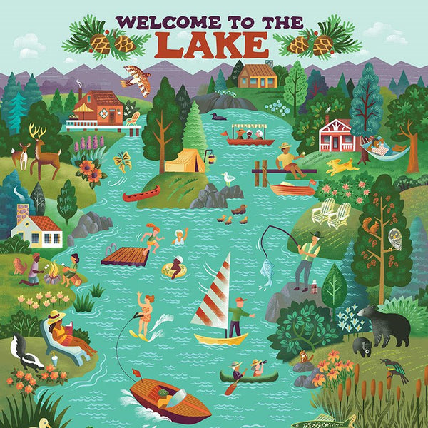 Lake Living Puzzle By True South Puzzle Company – Bella Vita Gifts ...