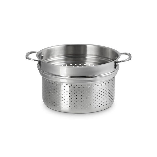 Signature Stainless Steel Stockpot With Colander Insert By Le Creuset