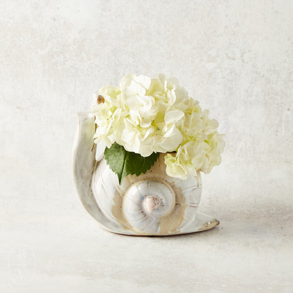 Stoneware Snail Vase – Bella Vita Gifts & Interiors