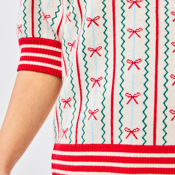 Faith In A Bow Sweater – Bella Vita Gifts & Interiors