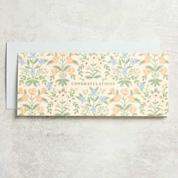 Pastel Lottie Congratulations No.10 Card By Rifle Paper Co – Bella Vita ...