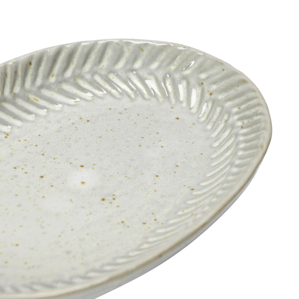 Debossed Stoneware Plate By Creative Co-op – Bella Vita Gifts & Interiors
