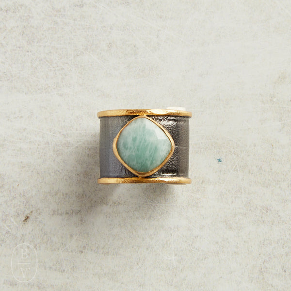 Two Tone Gold Cuff Ring By Elyssa Bass Designs – Bella Vita Gifts ...