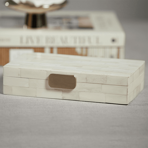 White Bone Design Box By Zodax – Bella Vita Gifts & Interiors