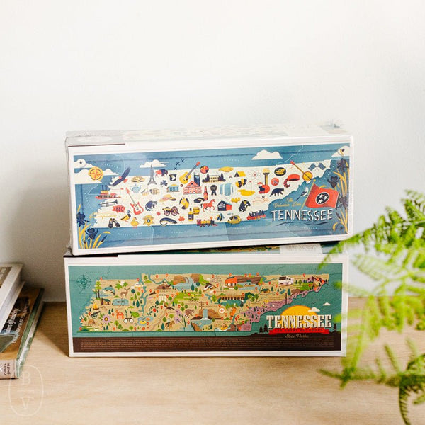 Tennessee Map Puzzle By True South Puzzle Company – Bella Vita Gifts ...