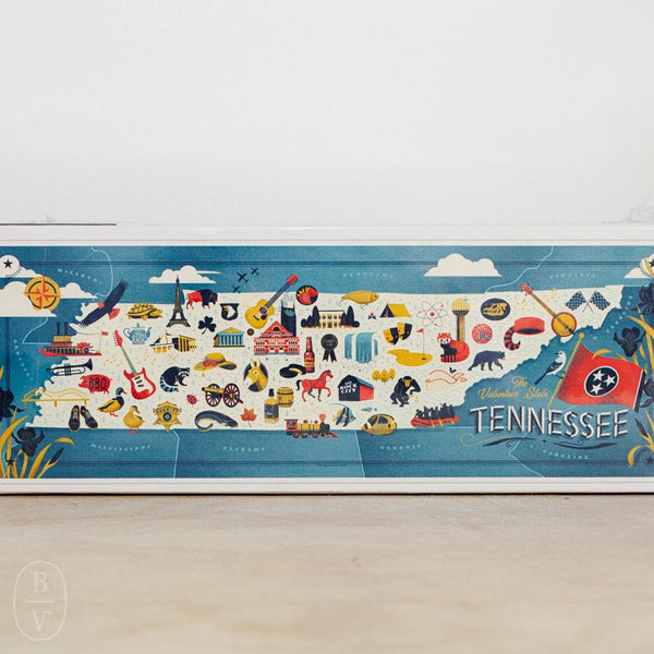 Tennessee Map Puzzle By True South Puzzle Company – Bella Vita Gifts ...